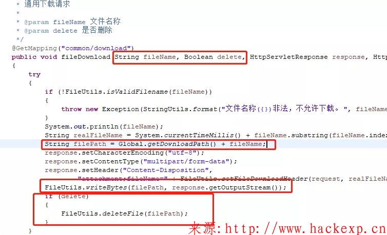 RuoYi CMS 任意文件读取 - Wiki